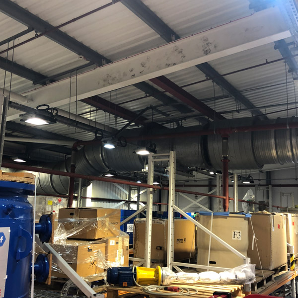 ATEX Certified Lighting for a Solvent Store Warehouse | Project