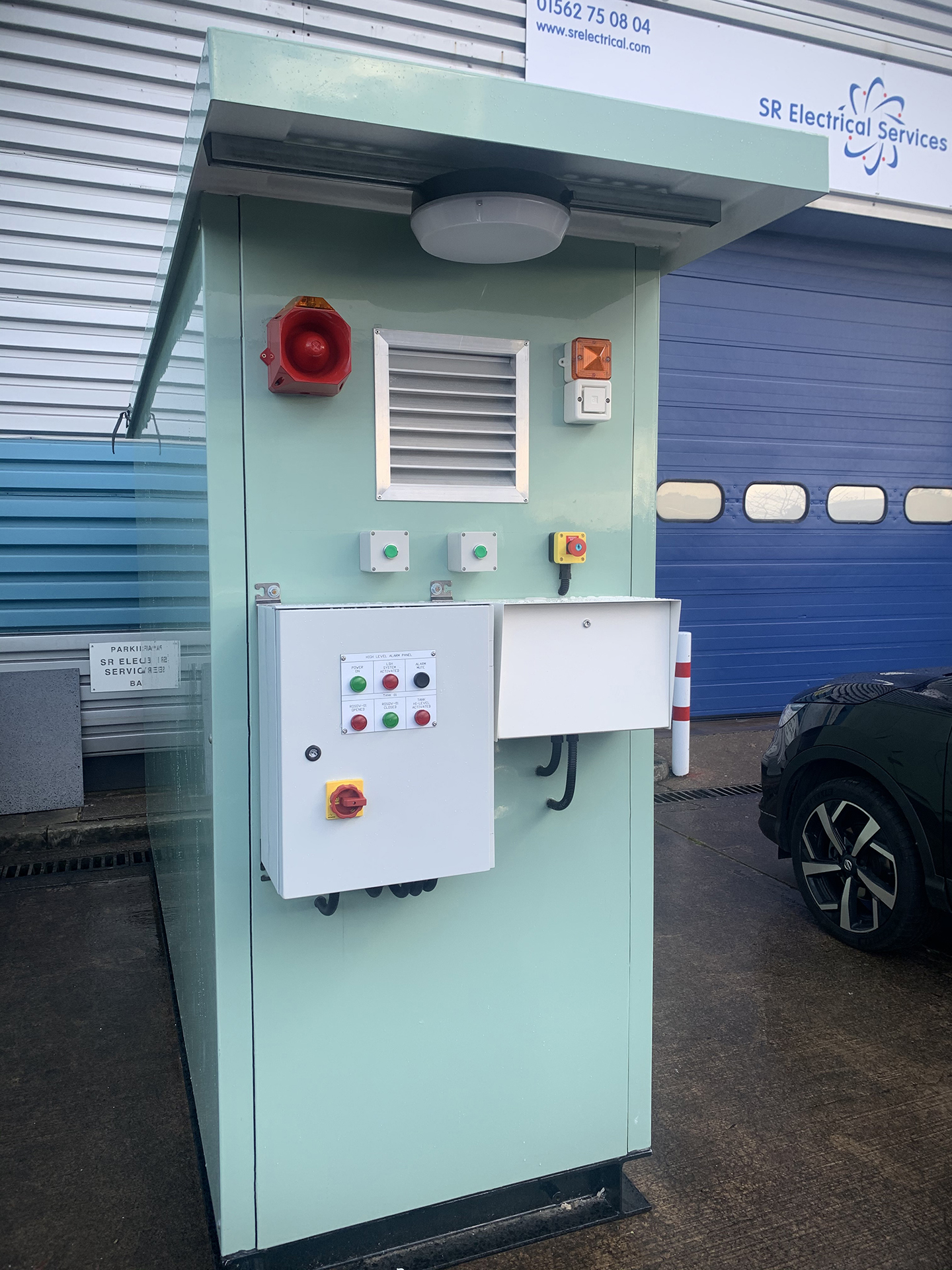 GRP Cubical Switch and Control Room Installation | SR Electrical