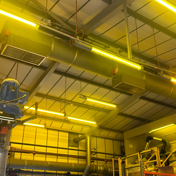 Lacquer Mixing Room ATEX and Emergency Lighting Installation